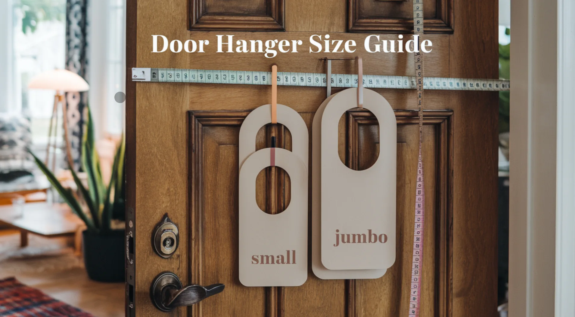 Door Hanger Size Guide - Idea Makers